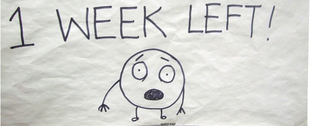 LSAT Test In Less Than One Week!